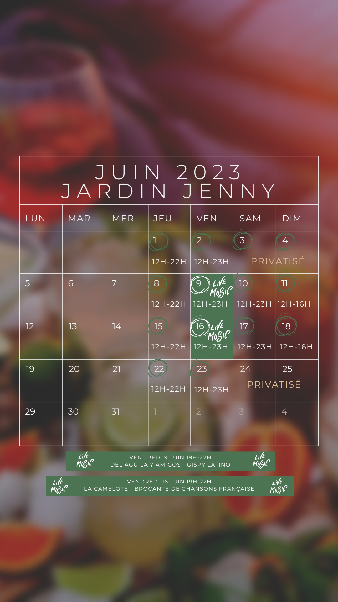Jardin Jenny - Restaurant Jenny